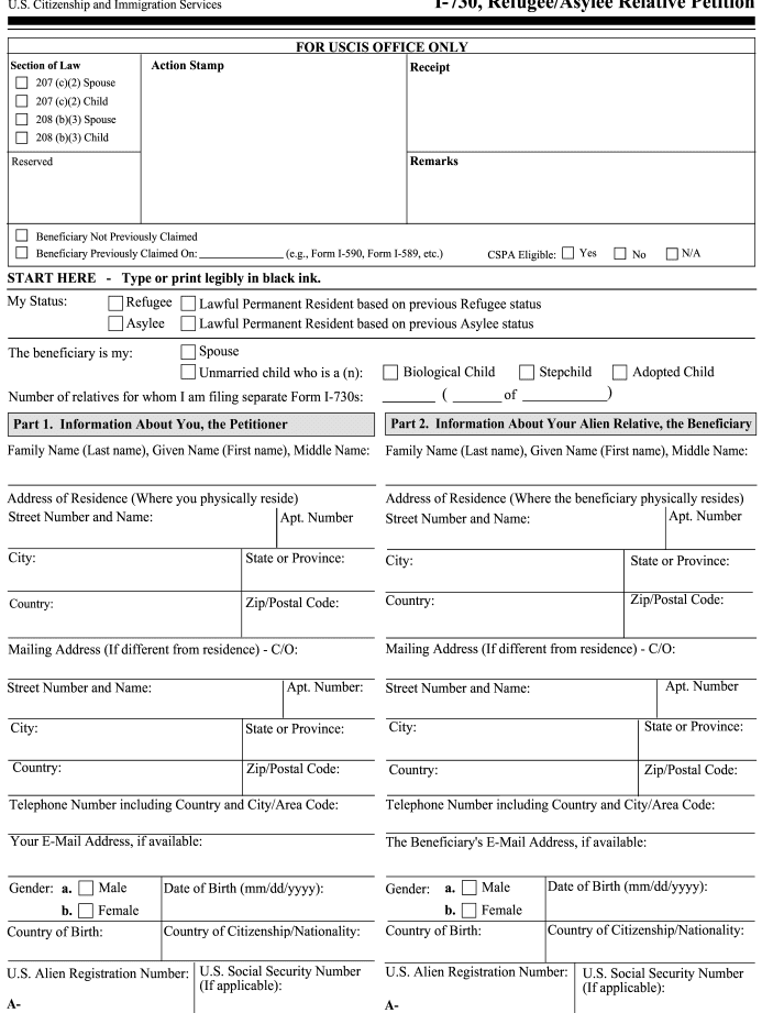 Formulario I-730: Una Oportunidad Para Los Inmigrantes En Estados ...